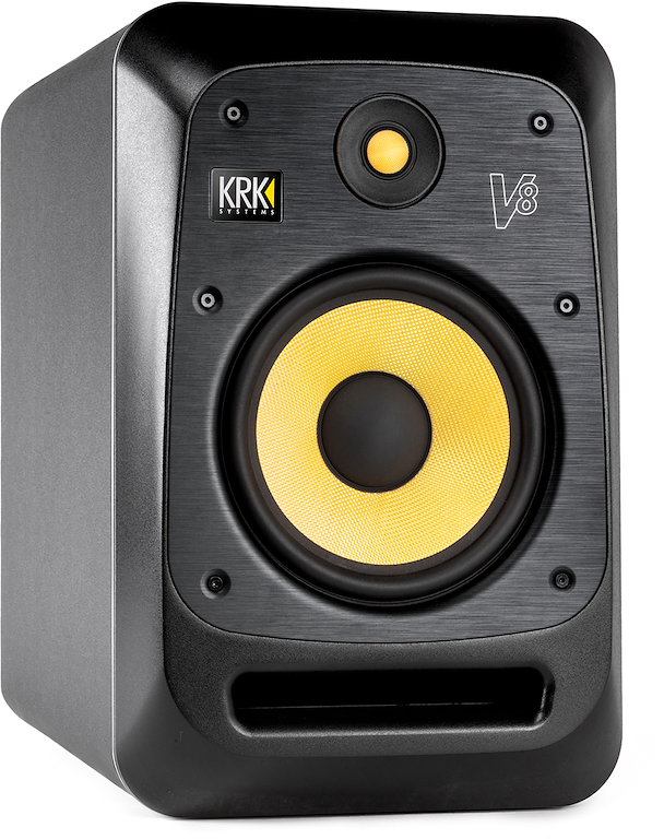 KRK V8 S4 Black | Active Studio Nearfield Monitor