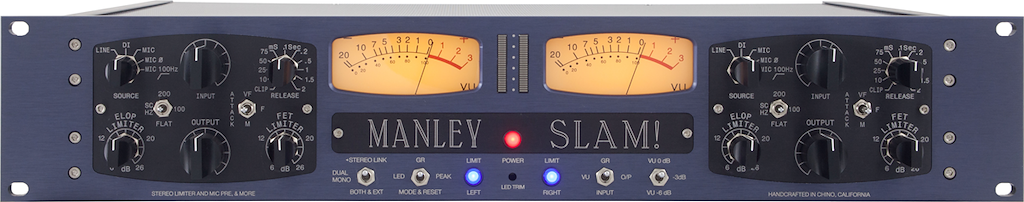 Manley SLAM! | Stereo Limiter And Mic Preamp