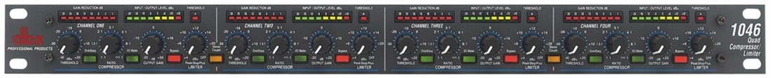 dbx 1046 Quad Compressor Limiter
Tehnička specifikacija
Dodatne informacije