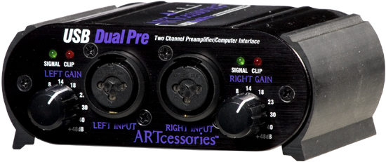 ART USB Dual Pre Mic Preamp