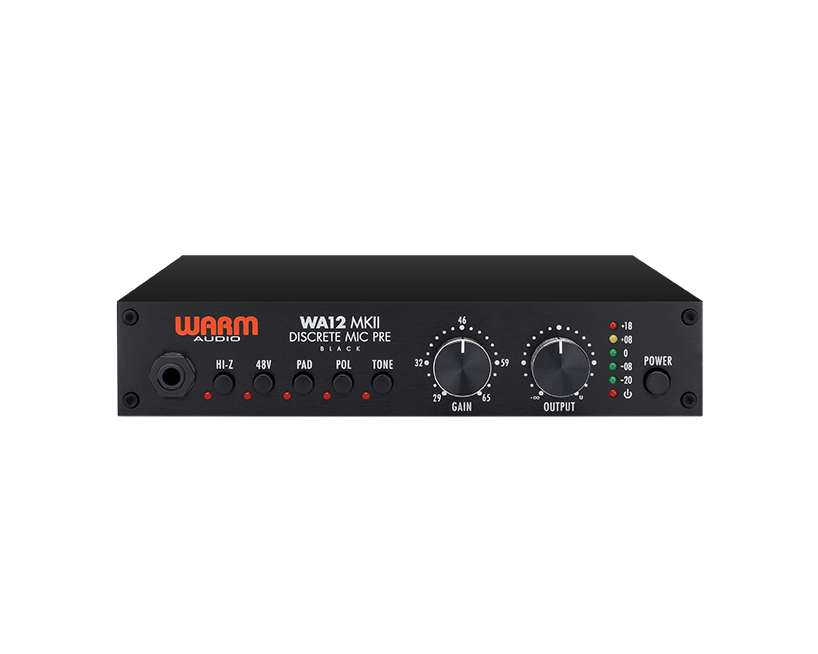 Warm Audio WA 12 MK II Black Mic Preamp