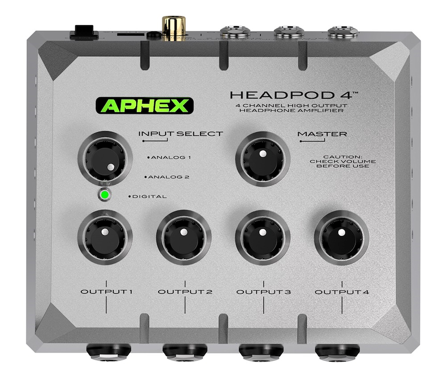 Aphex HeadPod 4 | High-output Headphone Amplifier