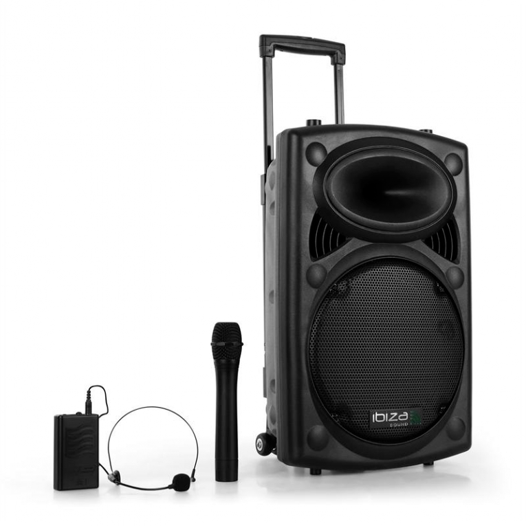 Ibiza Sound PORT15UHF-BT mobilna aktivna zvučna kutija (Komad)
