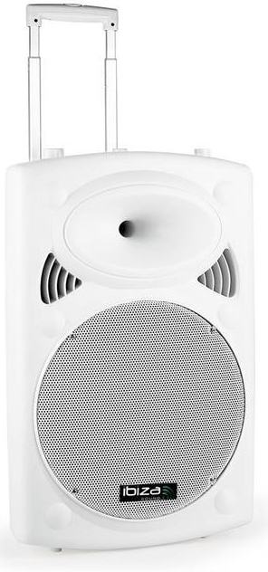 Ibiza Sound PORT10UHF-BT White mobilna aktivna zvučna kutija (Komad)