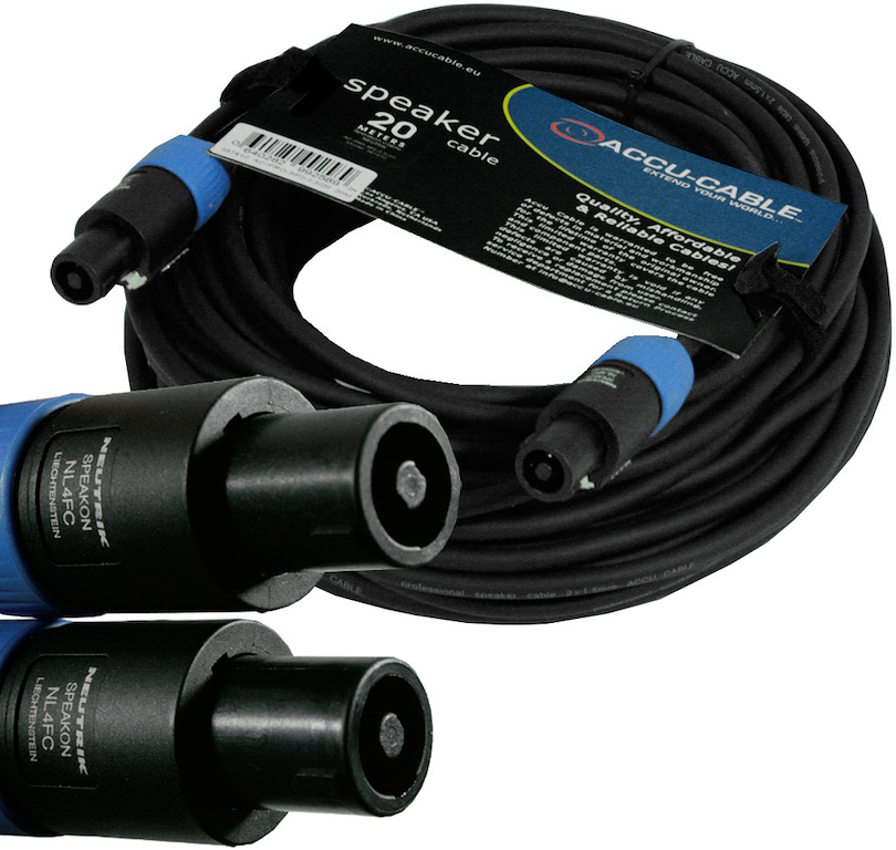 American Audio Accu-Cable AC-PRO-SP2-2,5/20 Speaker Cable