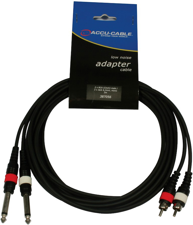 American audio Accu-Cable AC-2R-2J6M/3