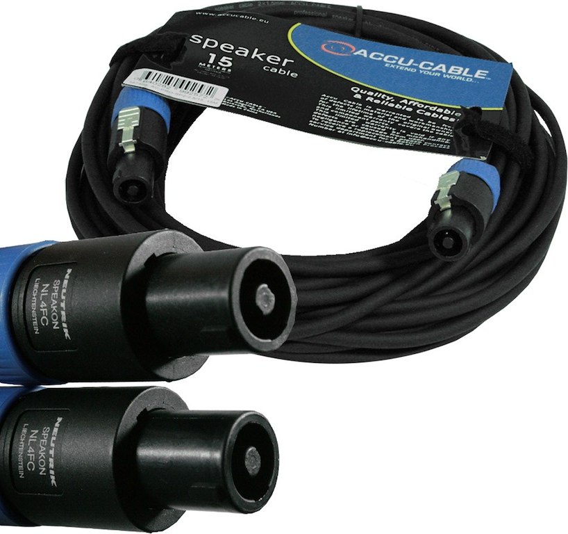 American Audio Accu-Cable AC-PRO-SP2-2,5/15 Zvučnički Kabl