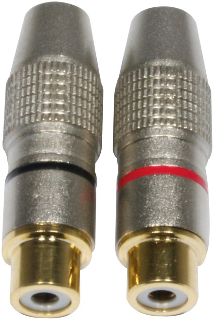 American Audio Accu-Cable AC-C-RFG/SET RCA Cinch plug female gold priključci