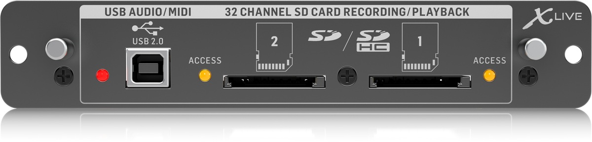 Behringer X-LIVE 32-kanalno USB proširenje za snimanje na SD/SDHC karticu