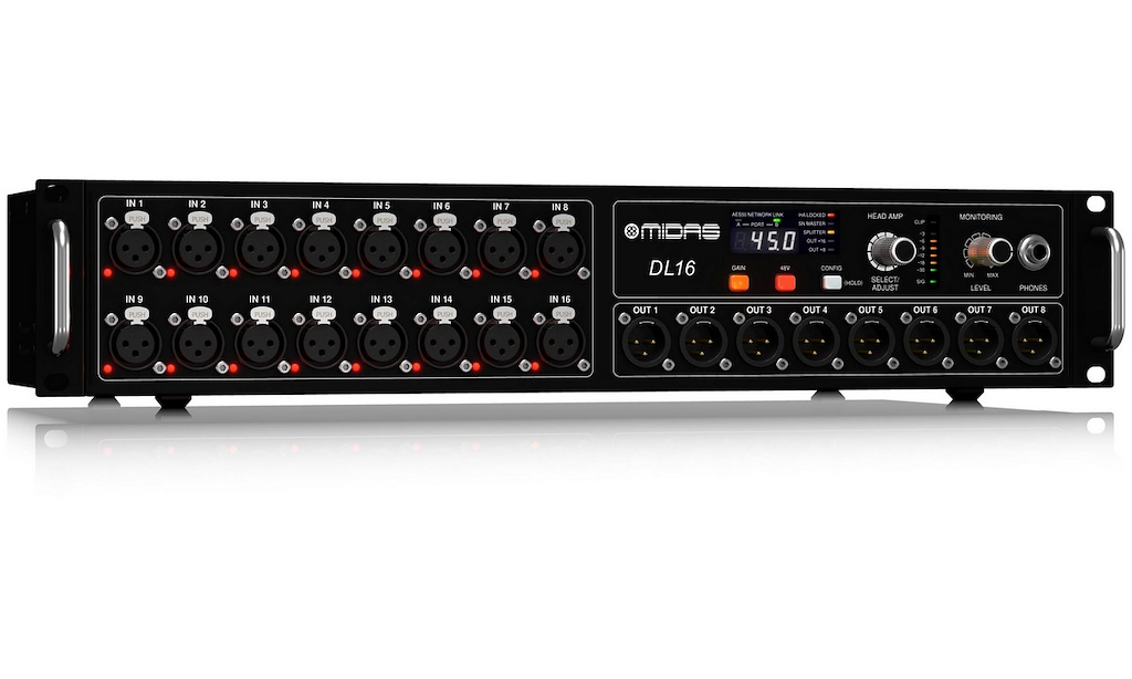 Midas DL16 modul/stagebox