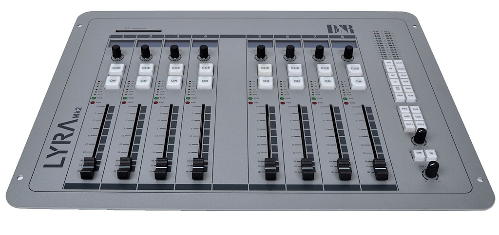 D&R Lyra 8 Fader control surface broadcast mikser