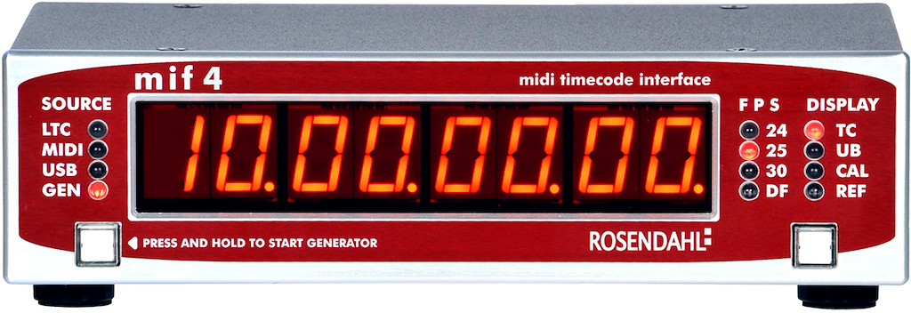Rosendahl MIF4 MIDI Timecode Interface