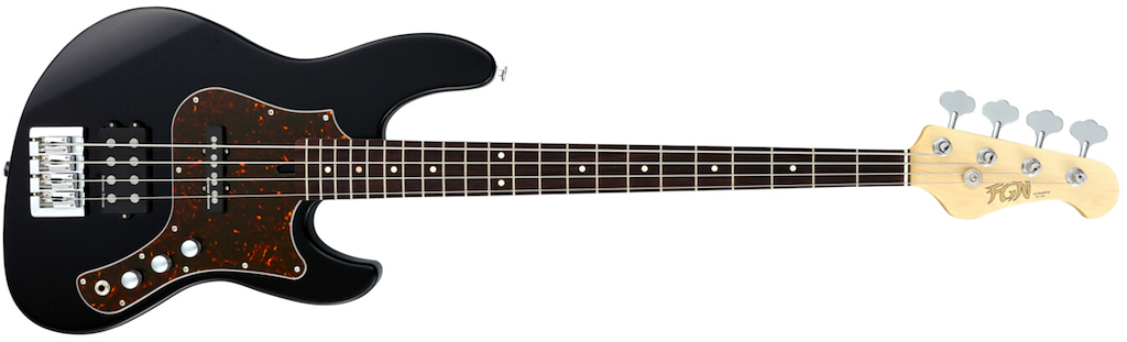 Fujigen J-Standard Mighty Jazz JMJ2ALR / Black | Električna Bas Gitara