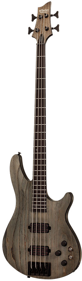 Schecter C-4 Apocalypse Rusty gray bas gitara #1317
