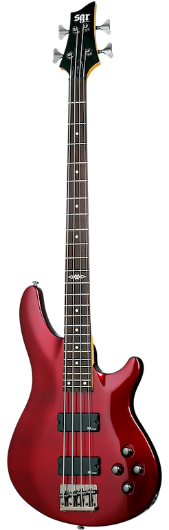 C-4 SGR by Schecter Metallic Red (MRED) SKU # 3817