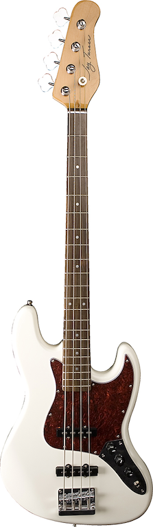 Jay Turser JTB-402 Ivory bassgitara