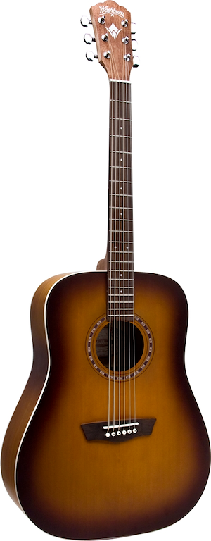 Washburn WD7S Matte Antique Tobacco Sunburst