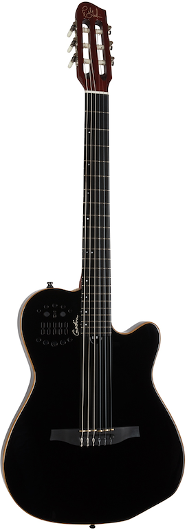 Godin ACS Nylon Black HG ozvučena klasična gitara + torba