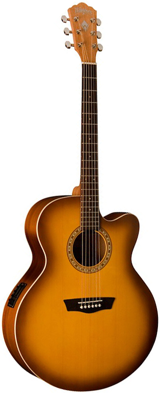 Washburn WJ7SCE Antique Tobacco Sunburst elektro-akustična gitara