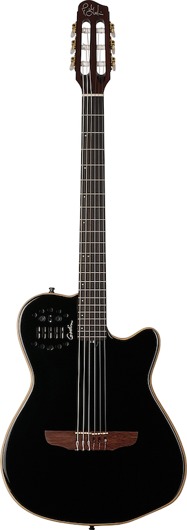 Godin ACS-SA Slim Black Pearl ozvučena klasična gitara