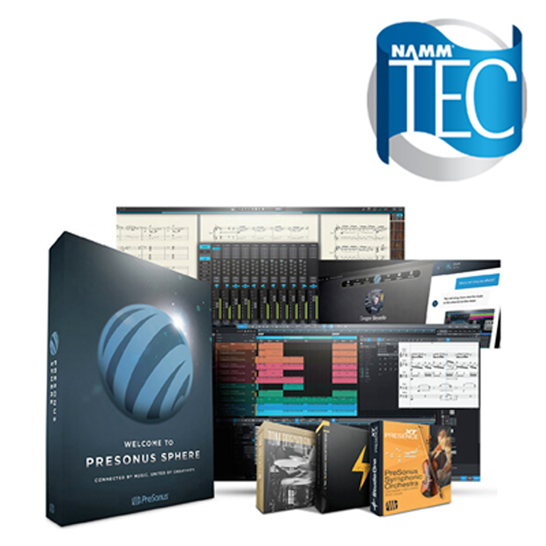 PreSonus Sphere (Download) softver (Godišnja Pretplata) 2022. NAMM Tec Award