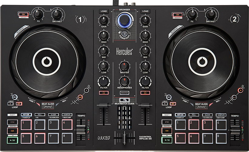 HERCULES DJ CONTROL INPULSE 300 | DJ CONTROLLER SYSTEM