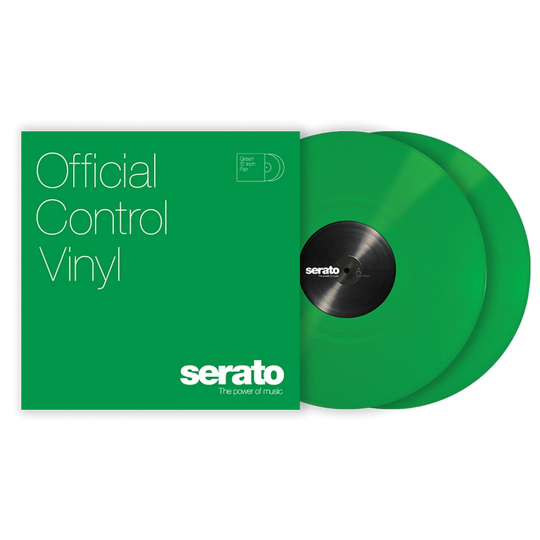 Serato Performance-Serie Vinyl GREEN kontrolne vinil ploče (Par)