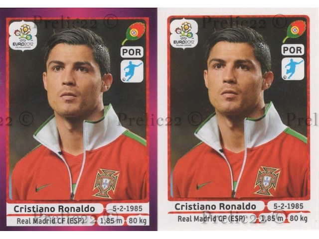 EURO 2012 broj 277 Ronaldo (oba izdanja)