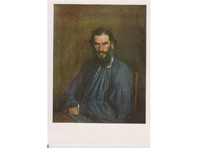 KRAMSKOI / PORTRET TOLSTOJA, 1873 - odličnO