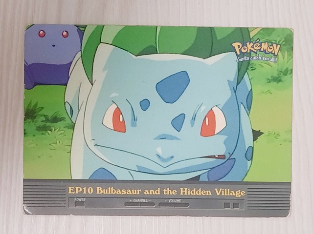 TOPPS POKEMON EP10--BULBASSAUR AND THE HIDDEN VILLAGE