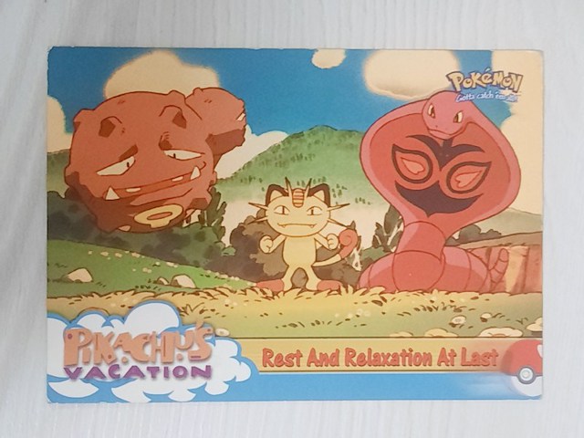 POKEMON Topps 49 Rest And Relaxation At Last