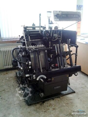 Letter Press - DIE Cutter
Heidelberg OHT