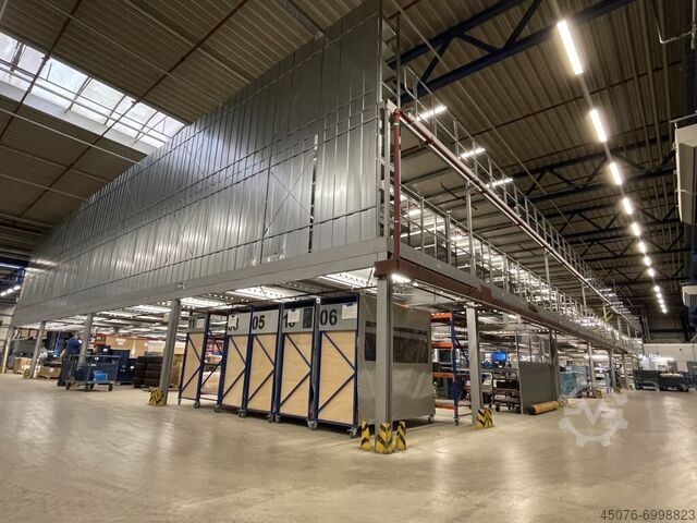 1500 m² mezzanine Schäfer R3000 3-stöc
1500 m² Lagerbühne Schäfer R3000 3Stock 2 Stock Fachbodenanlage Schäfer