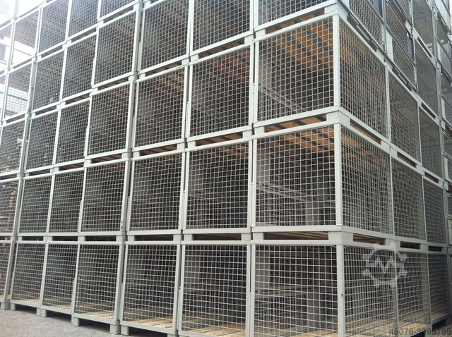 Euro-Pool lattice box 800 x 1200 mm, novo
Gitterbox Masse 1.240 x 835 x 970 mm Innenmasse 1.200 x 800 x 800 mm