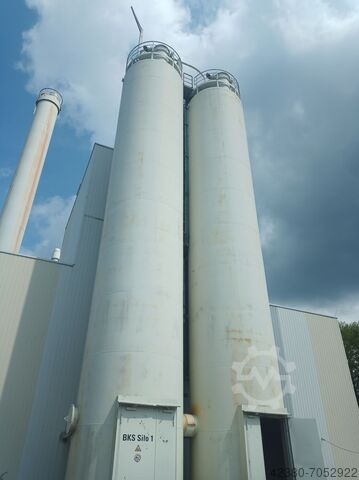 Samostalni silos silos prašine uglja Čelični silos
AJO Silo Kohlenstaubsilo 2x 120m³; 3,4m EX Atex