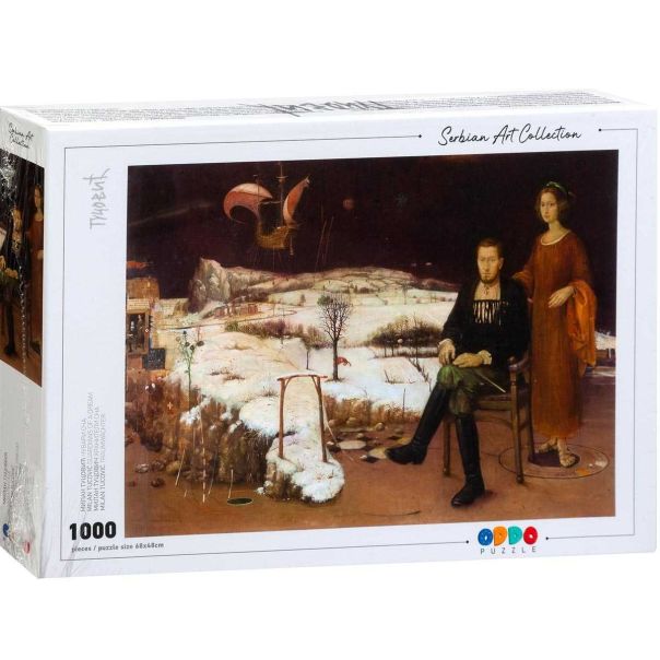 SERBIAN ART Puzzle Milan Tucovic -Čuvari sna - 1000 delova