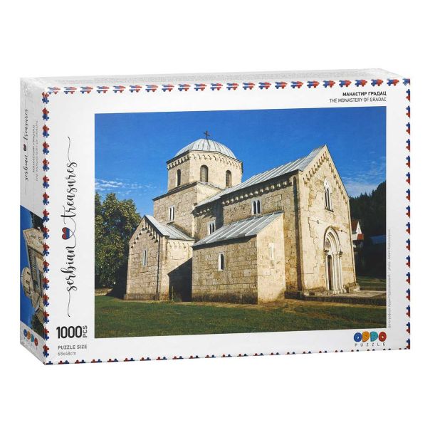 SERBIAN ART Puzzle Gradac - 1000 delova