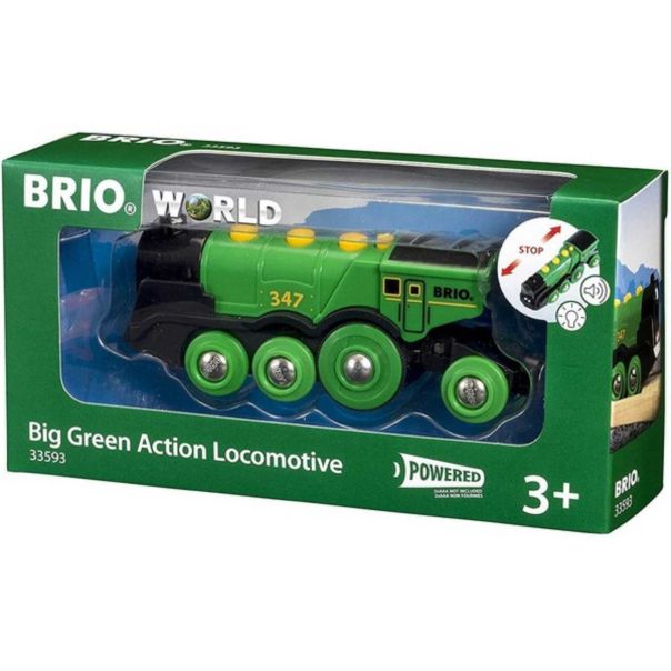 BRIO Velika zelena lokomotiva
