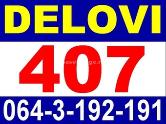 Pežo 407 DELOVI Peugeot