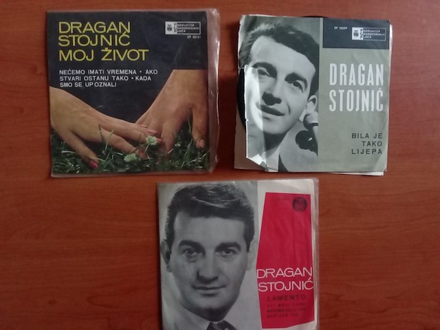 Gramofonska ploča singl, Dragan Stojnić, 3 kom