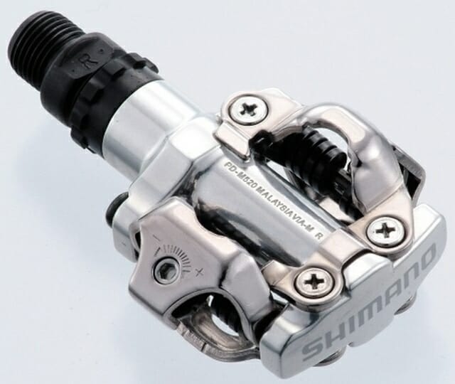 PEDALE SHIMANO PD-M520S SPD W/O REFLECTOR INCL. CLEAT SIVE IND.PACK