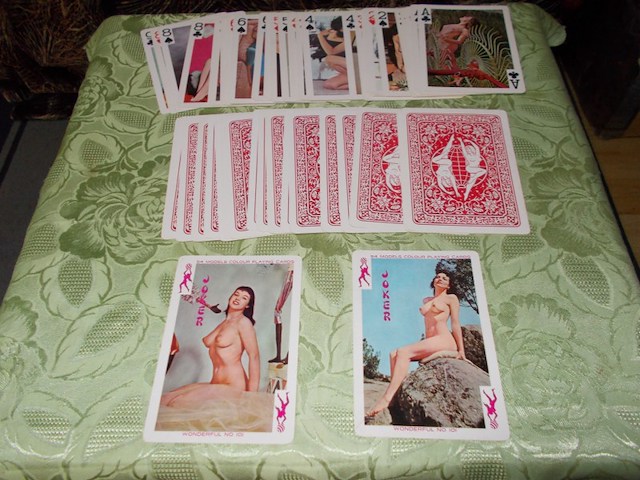 Wonderful No. 101 - 54 Models Colour Playing Cards 1969