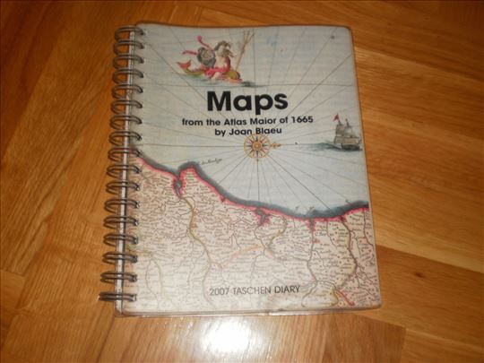Maps 1665 from the Atlas Maior knjiga