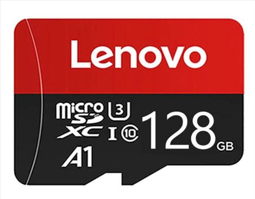 Lenovo 128 GB Micro SD/XC/TF Card A1/U3/Class 10
