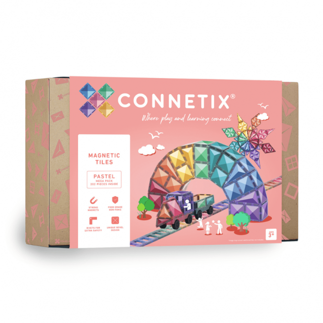 Connetix - Pastel mega pack 202 dela