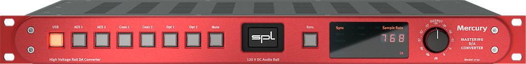 SPL Mercury Red | Mastering DA converter