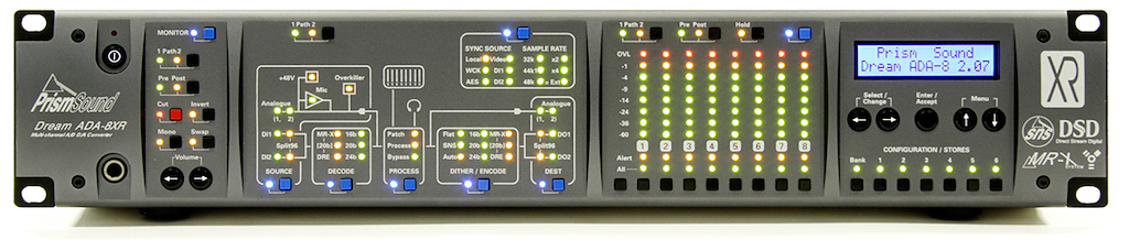 Prismsound ADA-8XR | Multi-channel modular AD/DA converter