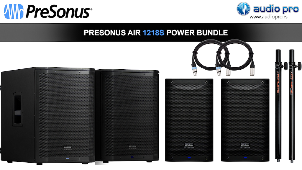 PreSonus AIR 12/18s - POWER BUNDLE