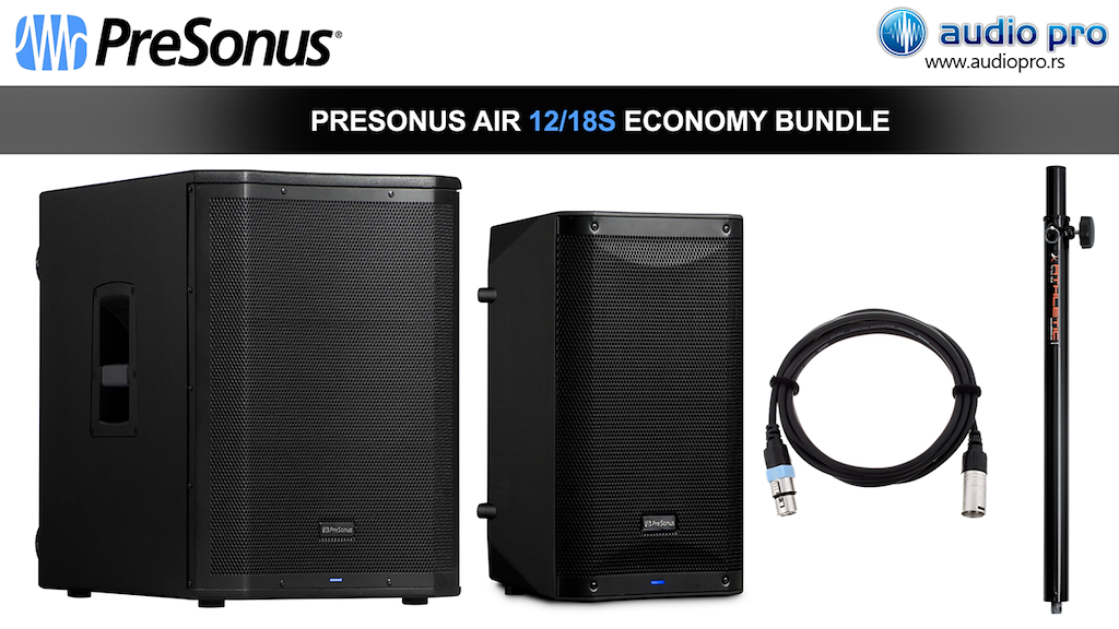 PreSonus AIR 12/18s - ECONOMY BUNDLE