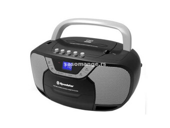 Roadstar rcr4635umpbk prenosivi cd radio kasetofon crni